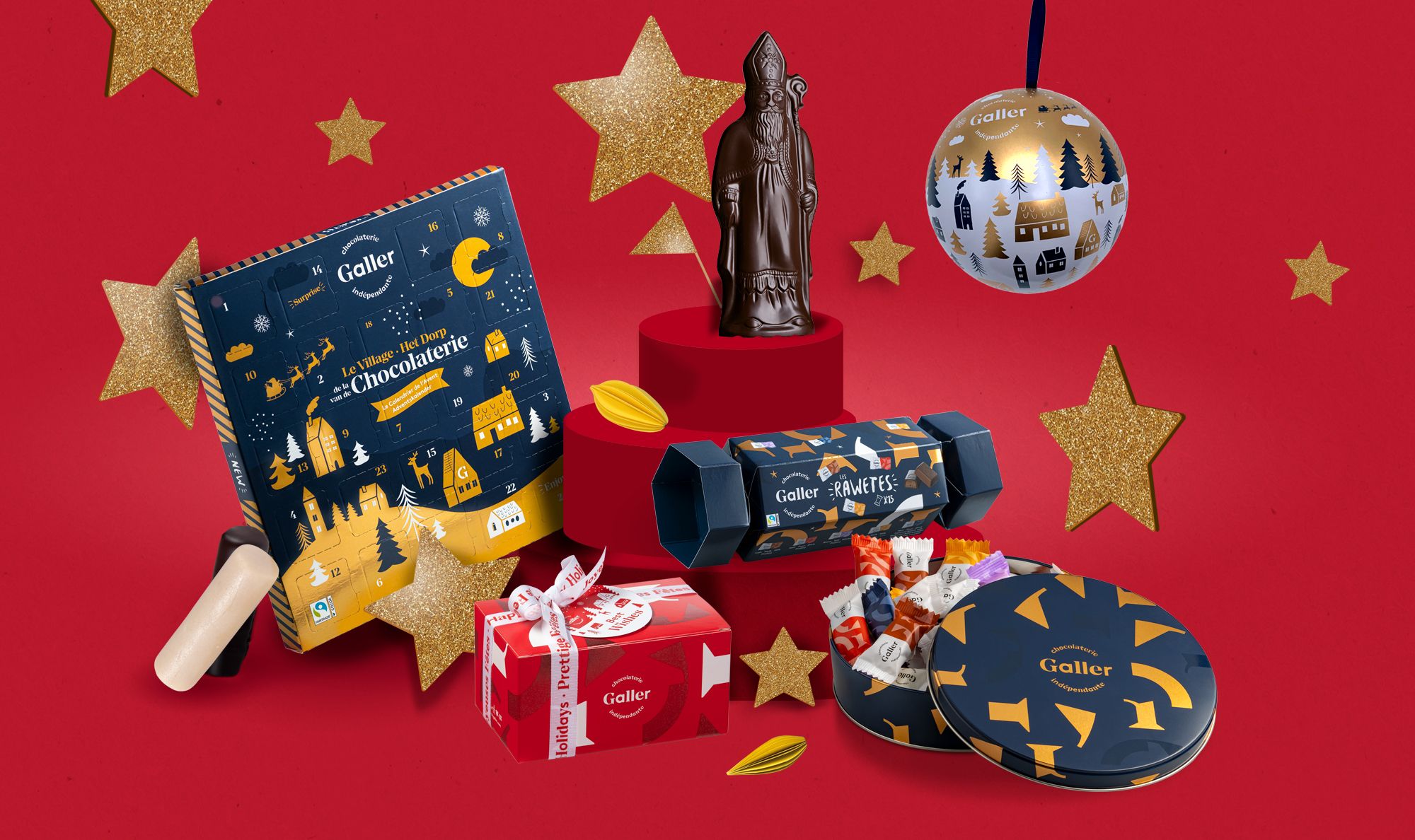 Le chocolat Galler revêt ses habits de fête pour encore plus de plaisir ...